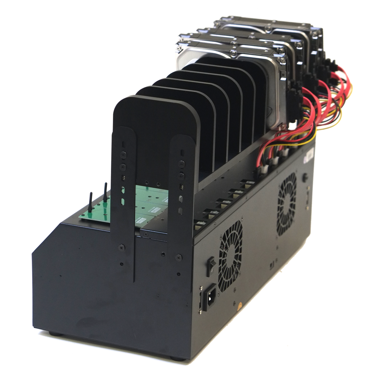 EZ Dupe 1 to 9 PCIE M.2 NVME / SATA SSD & Hard Drive Duplicator ...