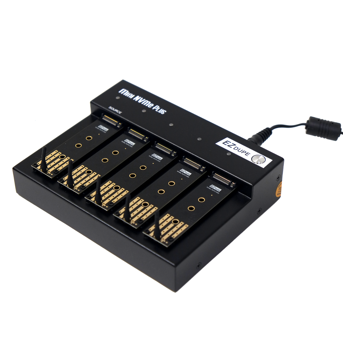 1 to 4 M.2 NVMe Duplicator - MiniNVMe Plus Compact Autostart Copier ...